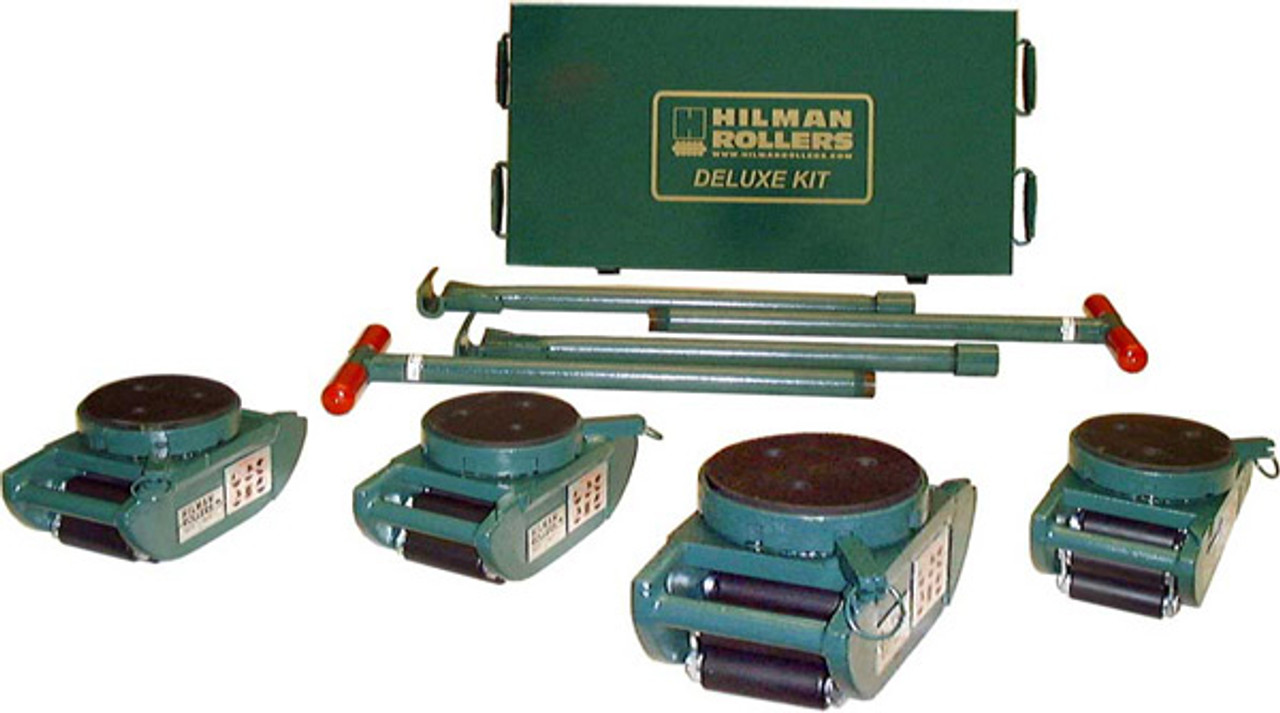 Hilman Rollers, KNRS-12-SLP, Nyton Series Deluxe Kit, 12 Ton Capacity - Scale Warehouse and More