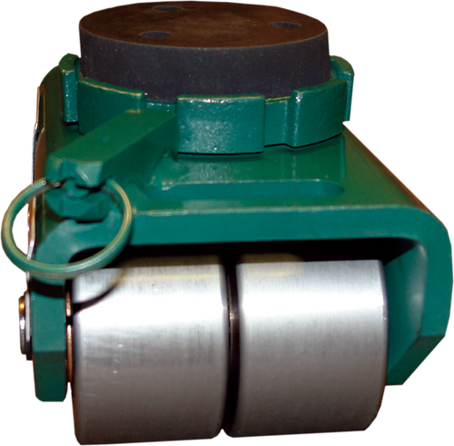 Hilman Rollers, KBSP-12S, Swivel Padded Top and Steel Wheel Bull Dolly Kit, 12 Ton Capacity ...