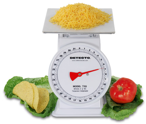 Cardinal Scales T-5-D Top Loading Dial Scale, 5 lb Capacity, Air ...