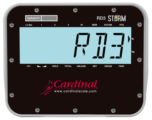 Cardinal, RD3, 2" LCD Economical Remote Display in IP66 Thermoplastic ...