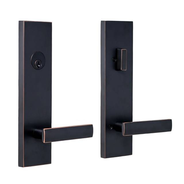 Weslock 6621 Addy Handleset with Utica Lever - Deadbolt Keyed One Side ...