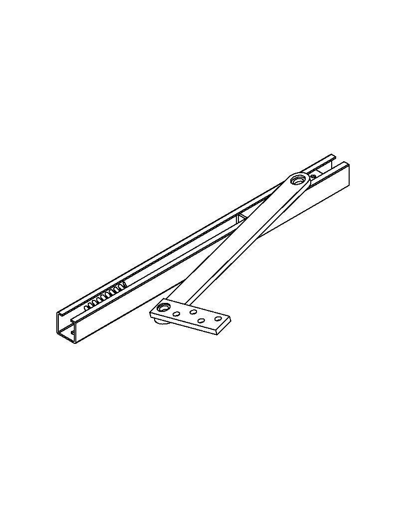 ABH 4000 Series Concealed Mount Overhead Stop & Holder - Fast Free ...