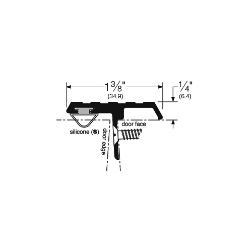 Pemko 355 T Overlapping Astragal Fire Rated | ZenSupply