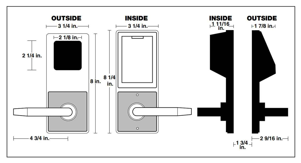 Alarm Lock PDL6200 Series - Networx Electronic Pushbutton Cylindrical ...