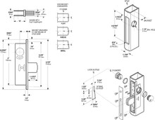 Adams Rite MS1850S Series - Laminated Stainless Steel Bolt MS Deadlock ...