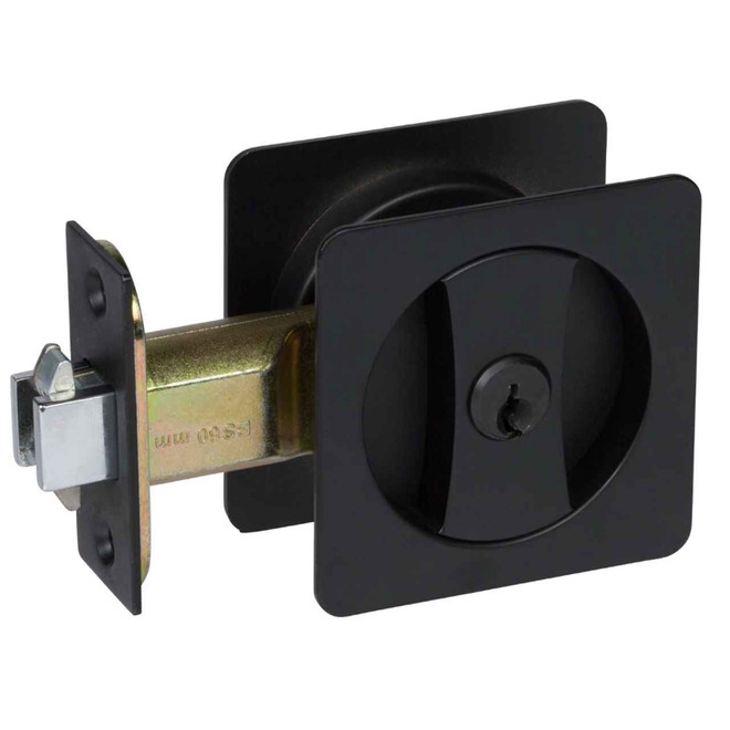 Delaney Contemporary Square Entrance Pocket Door Lock - Fast Free ...