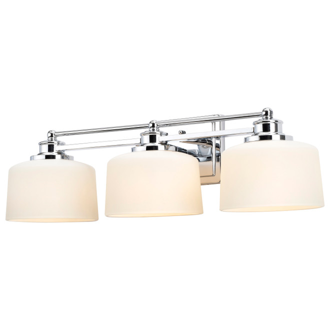 NUVO Lighting 60-4583 Soho, 3 Light, Vanity Fixture with Satin White Glass