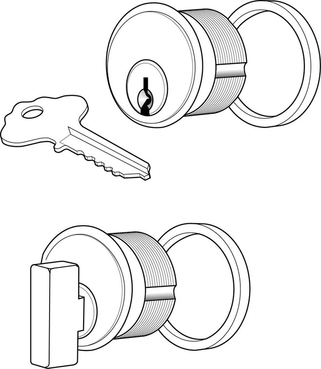 Adams Rite 4036 Mortise Cylinder - Fast Free Shipping | ZenSupply