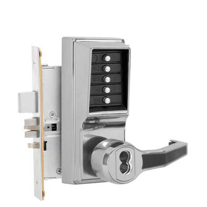 Dormakaba Simplex 8148 Mortise Mechanical Pushbutton Passage Lever Lock ...