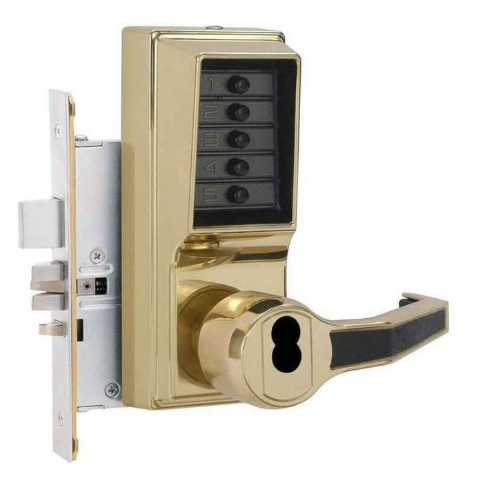 Dormakaba Simplex 8148 Mortise Mechanical Pushbutton Passage Lever Lock ...