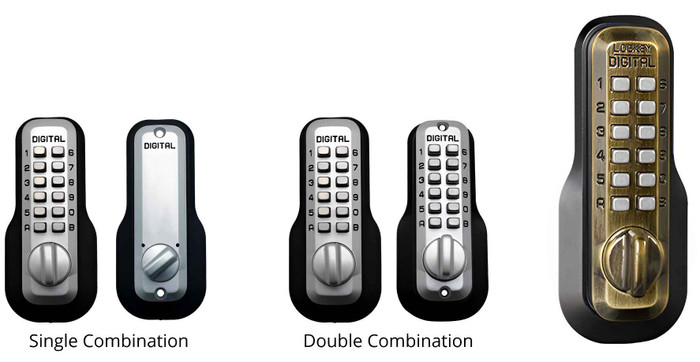 Lockey M210 Mechanical Keyless Digital Double Combination Deadbolt Lock ...