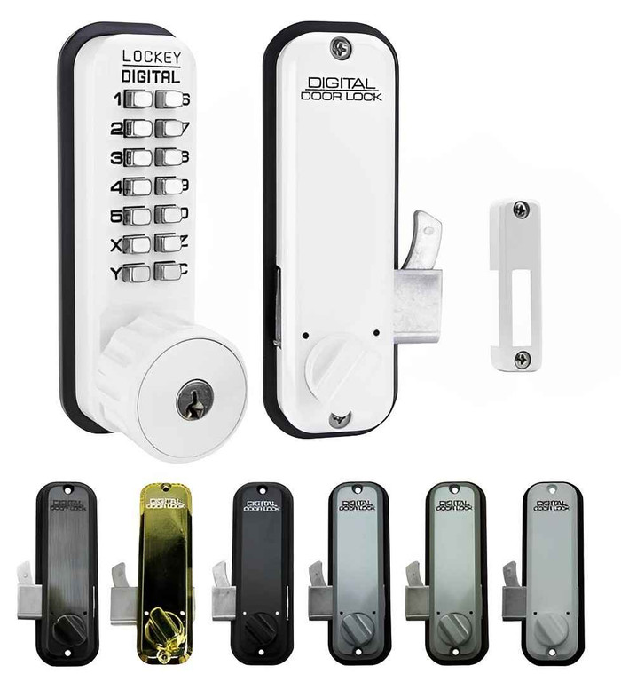 Lockey 2500 Mechanical Keypad 2000 Series Hook Bolt Lock - Fast Free ...