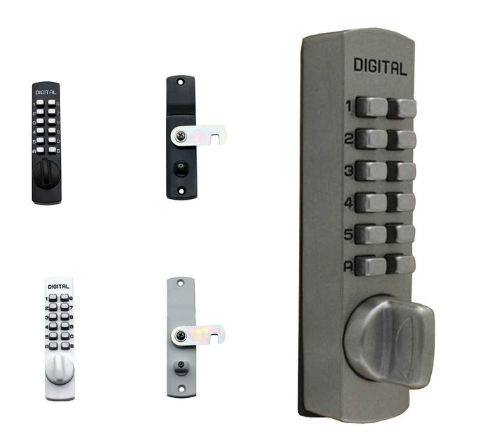 Lockey C170 Mechanical Surface Mount Keyless Digital Combination Cam ...