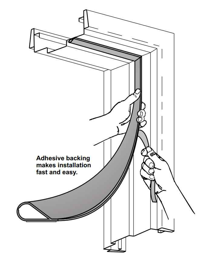 Pemko S88 Adhesive-Backed Door Gasketing | ZenSupply