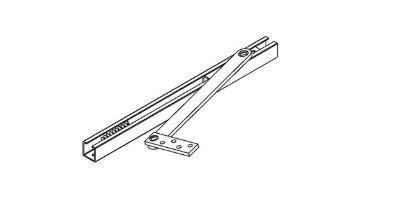 ABH 4000RA Series Concealed Mount, Medium Duty Overhead Holder & Stop ...
