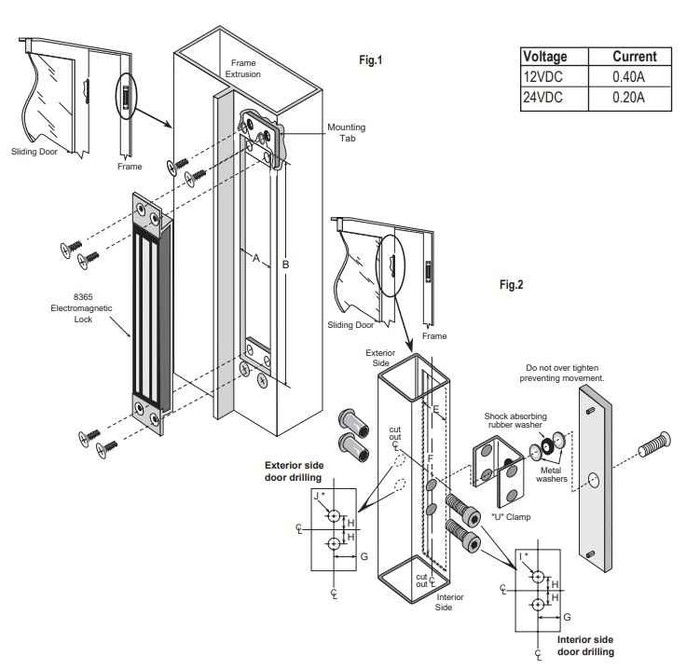 RCI 8365 Electromagnetic Lock, Mortise 300 Lb. MicroMag, 12/24 VDC ... RCI 8365 Electromagnetic Lock, Mortise 300 Lb. MicroMag, 12/24 VDC ...