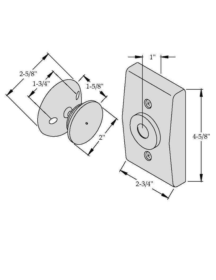 ABH 2100 Electromagnetic Door Holder Tri-Voltage | ZenSupply