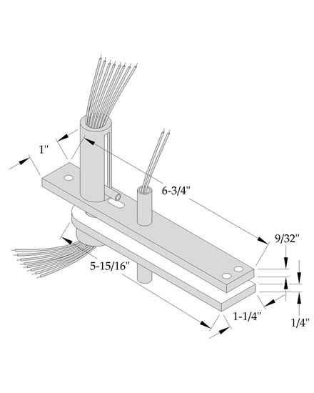 ABH CME0345 Electrified Top Pivot - Center Hung - Extra Heavy Duty ...
