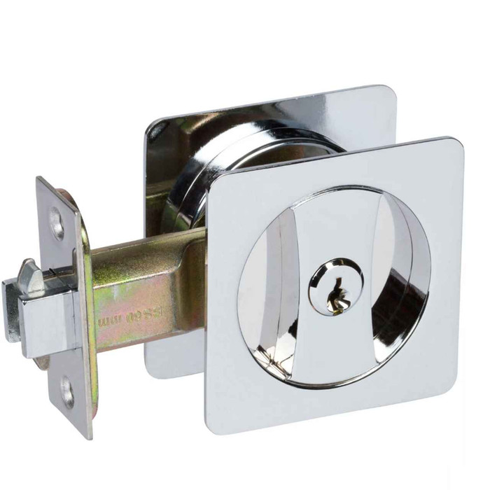 Delaney Contemporary Square Entrance Pocket Door Lock - Fast Free ...