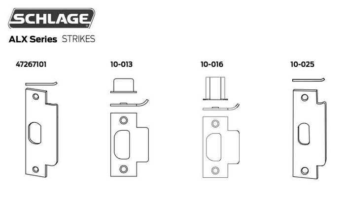 Schlage ALX53 - Broadway Entrance Lock - Grade 2 Cylindrical Keyed ...