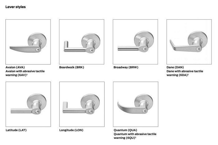 Falcon T561 - Classroom Lock - Grade 1 Cylindrical Keyed Lever Lock ...