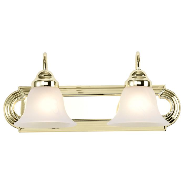 NUVO Lighting 60-328 Ballerina, 2 Light, 18in, Vanity with Alabaster ...