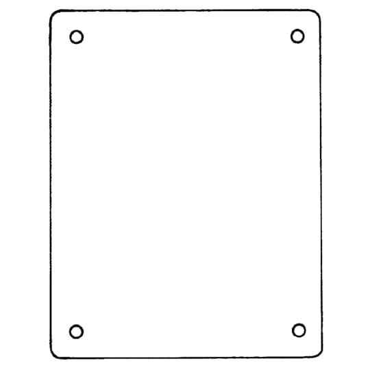 Carlon PVC Back Panels Circuit Safe Enclosures Gray | ZenSupply