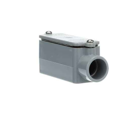 Carlon PVC Type LL Conduit Body - Gray Non-Metallic | ZenSupply