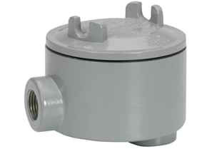 Bridgeport Fittings GRB 2-Hub Round Outlet Box | ZenSupply