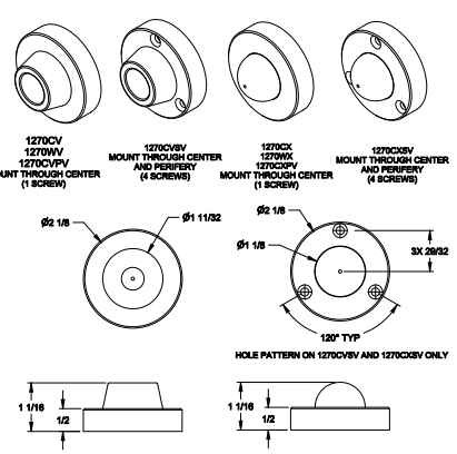 Trimco 1278CV Wall Bumper, Decor, Cast, Concave - Fast Free Shipping ...
