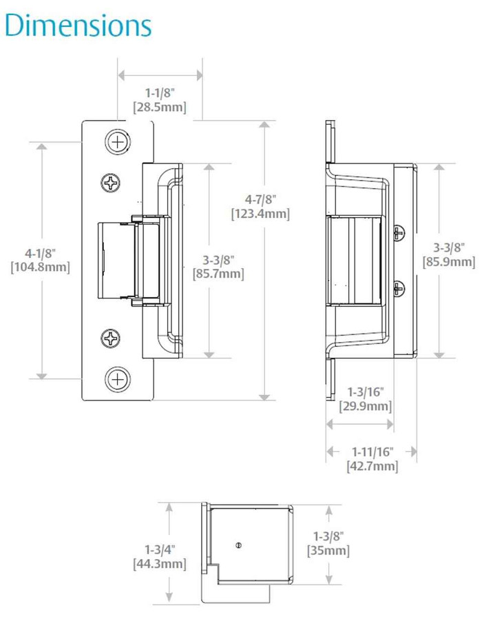 HES 7000C Complete Electric Strike Pacs for Latchbolt Locks - Fast Free ...
