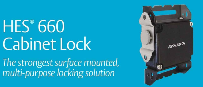 HES 660 Surface Mounted Multi-Purpose Electromechanical Cabinet Lock ...
