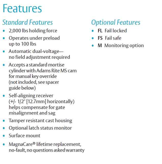 Securitron GL1 Electromechanical Gate Lock - Fast Free Shipping | ZenSupply