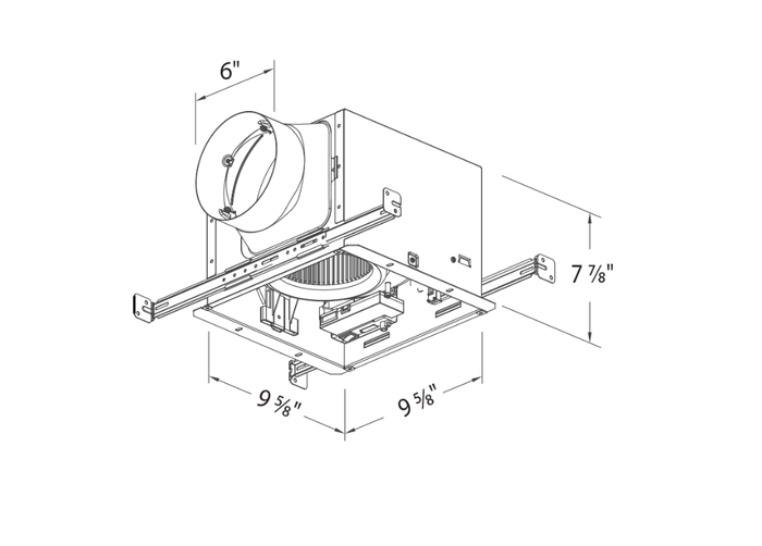 Delta Breez BreezSignature Ventilation Fan - SIG80D - 80 CFM Exhaust ...
