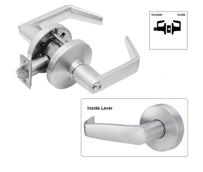 Falcon K561 - Classroom Lock - Grade 1 Single Cylinder Cylindrical Lock ...