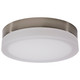 NUVO Lighting 62-559 Pi, 11in LED Flush Mount, Brushed Nickel Finish ...