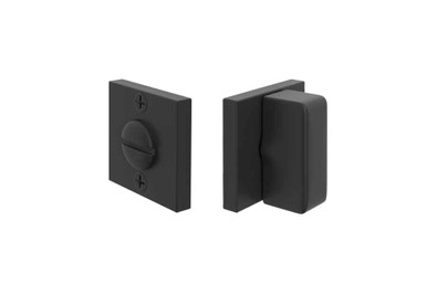 Emtek 8582 Square Thumbturn Privacy Bolt - Double Rosettes - Use with ...