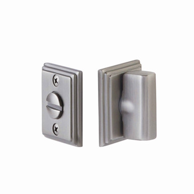 Emtek 8382 Wilshire Thumbturn Privacy Bolt - Use with Brass Passage Set ...