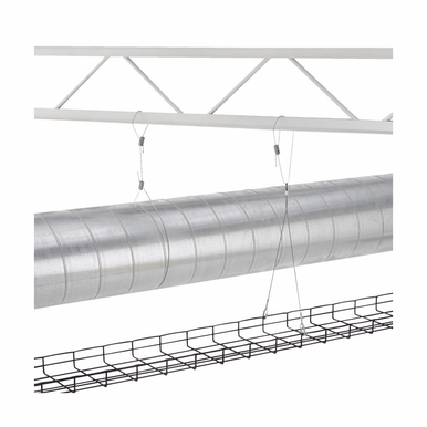 B-Line Eaton series hanging system, KwikWire wire rope, Toggle style ...