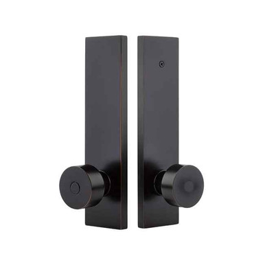 Emtek Modern Brass Tubular Single Point Lockset with Round Knob - Dummy ...