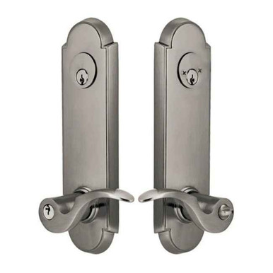 Emtek 5328 Annapolis Two-Point Lockset - Brass Tubular - Double ...