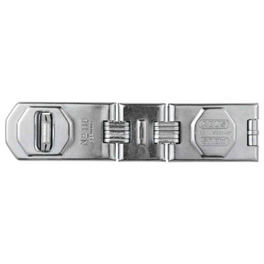 ABUS 110 Concealed Hinged Pin Hasp & Hardened Staple, Zinc Plated ...