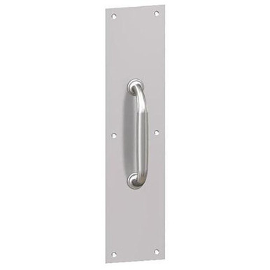 Hager 36N Square Corner Pull Plate 5-1/2" CTC | ZenSupply