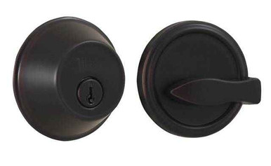 Weslock 0371 Single Cylinder Deadbolt with Adjustable Latch and ...