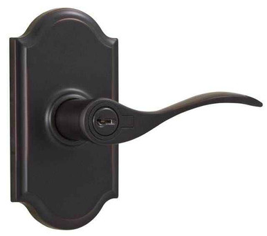 Weslock 7140 Carlow Lever Keyed Entry Lock with Adjustable Latch and ...