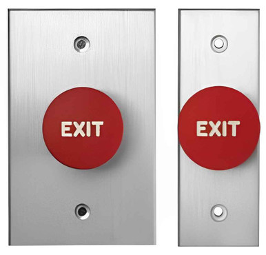 RCI 918 Tamper Resistant Exit Button, Red, EXIT Text - Fast Free ...