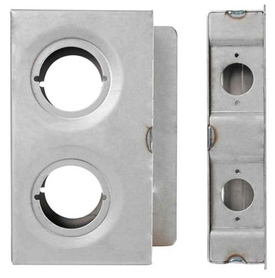 Keedex K-BXDBL234-2D Double Lock Box Hole 234BS/218 2 Inch Wide 14 ...