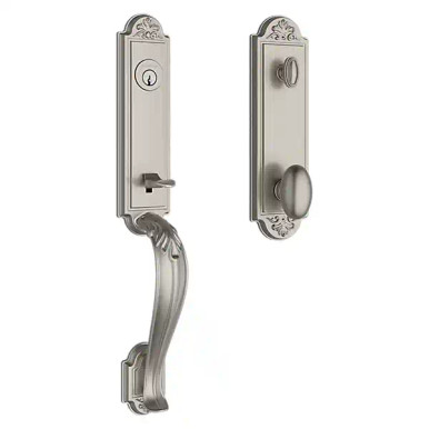Baldwin Reserve Elizabeth Single Cylinder Keyed Entry Handleset with ...