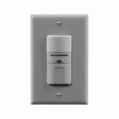 Eaton OS106D1-GY occupancy sensor and dimmer, Dimmer sensor, Flush, 120V, Wire leads, Maintained ...