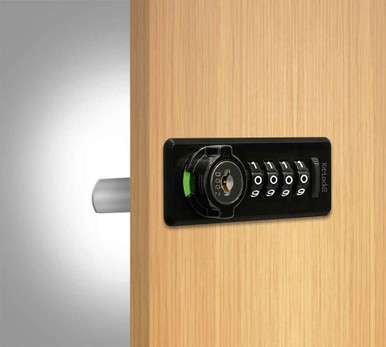 Codelocks KL20 KitLock Mechanical Combination Lock, Black Finish - Fast Free Shipping | ZenSupply